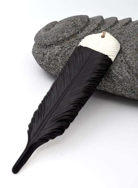 Ceramic Huia Feather – Unity Collection
