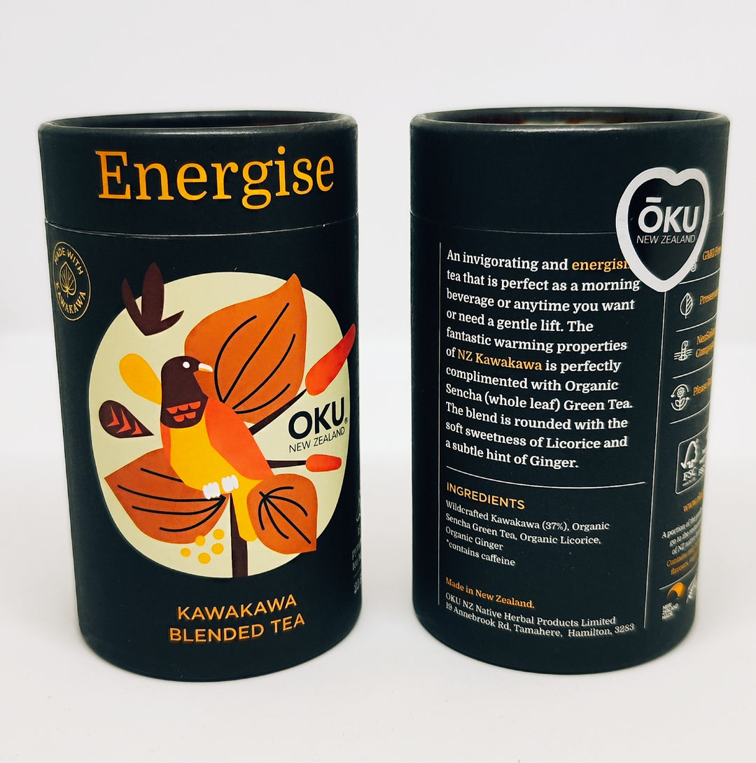 OKU - Tea Energise Kawakawa Blended – Unity Collection